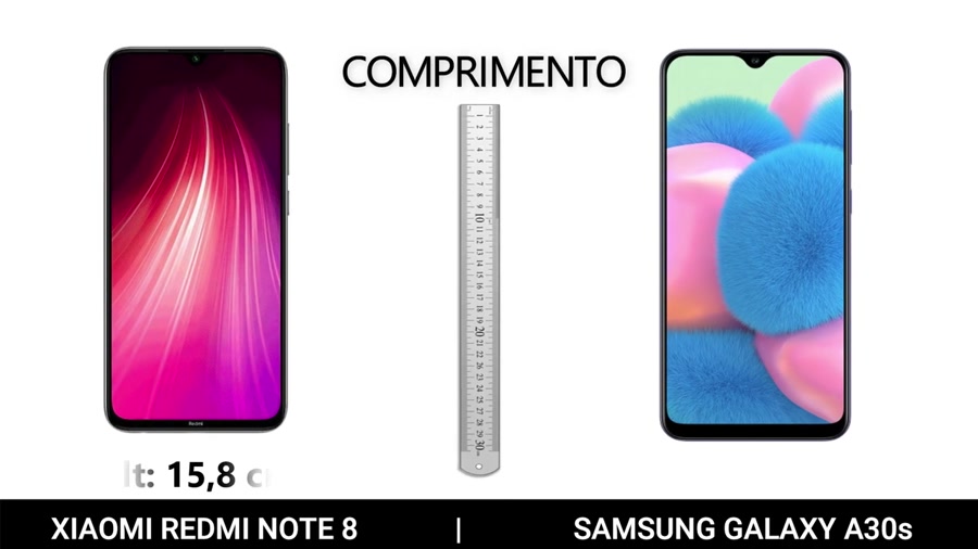 مقایسه گوشی REDMI NOTE 8 vs GALAXY A30
