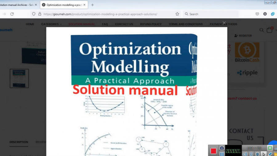 Solution manual of Optimization modelling : a practical approach ...