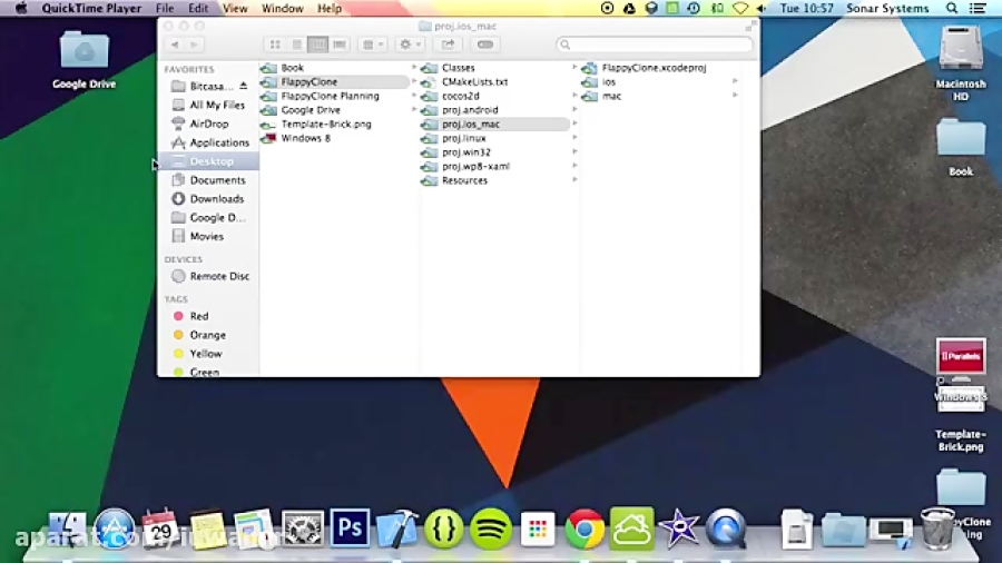 Cocos2d-x Flappy Bird C Tutorial 3 - Implementing The
