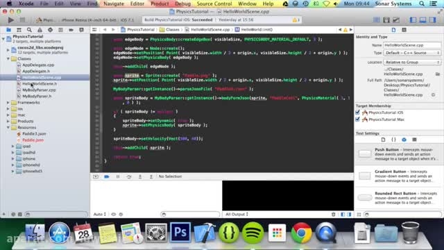 Cocos2d x C Physics Tutorial 14 - Extra Tips