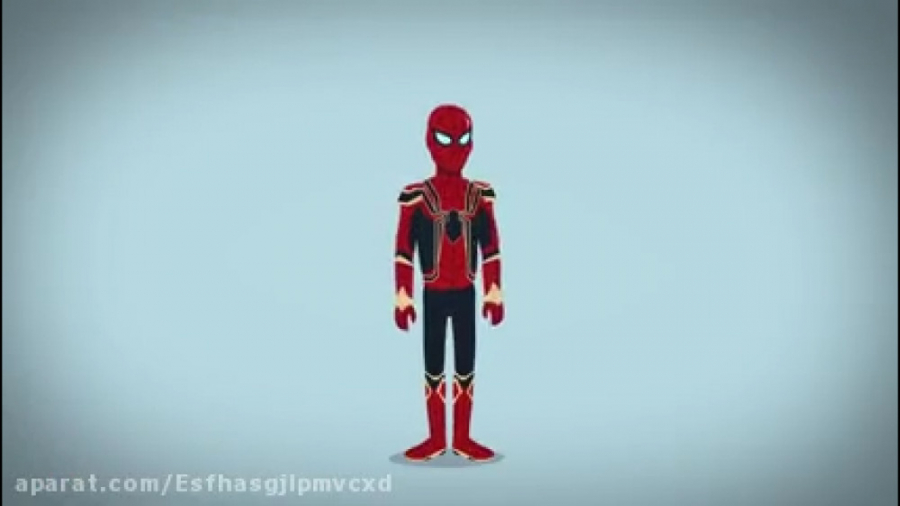 انیمیشن سیر تکامل مرد عنکبوتی ( spider man )