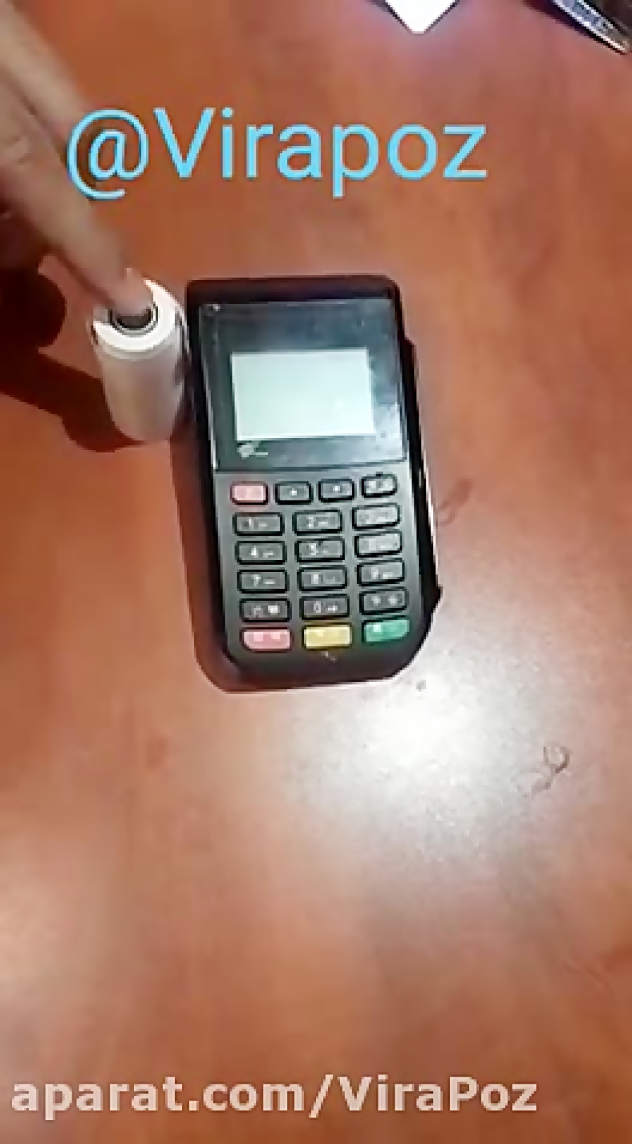 آموزش قرار دادن رول دستگاه S910 mini