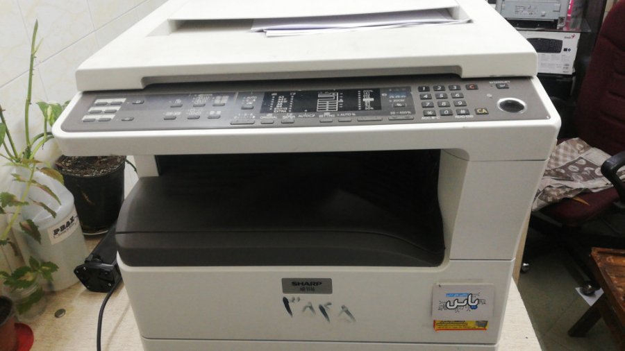 رفع گیر کردن کاغذ در دستگاه sharp 5516