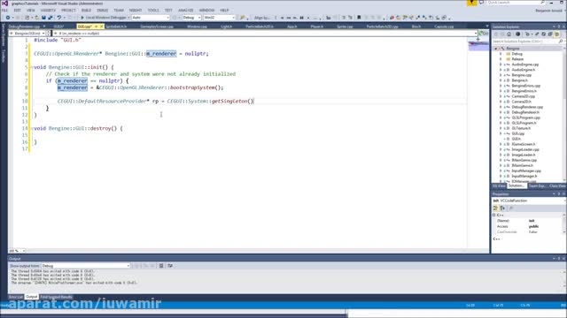 Advanced C /Graphics Tutorial 53: GUI class and stati
