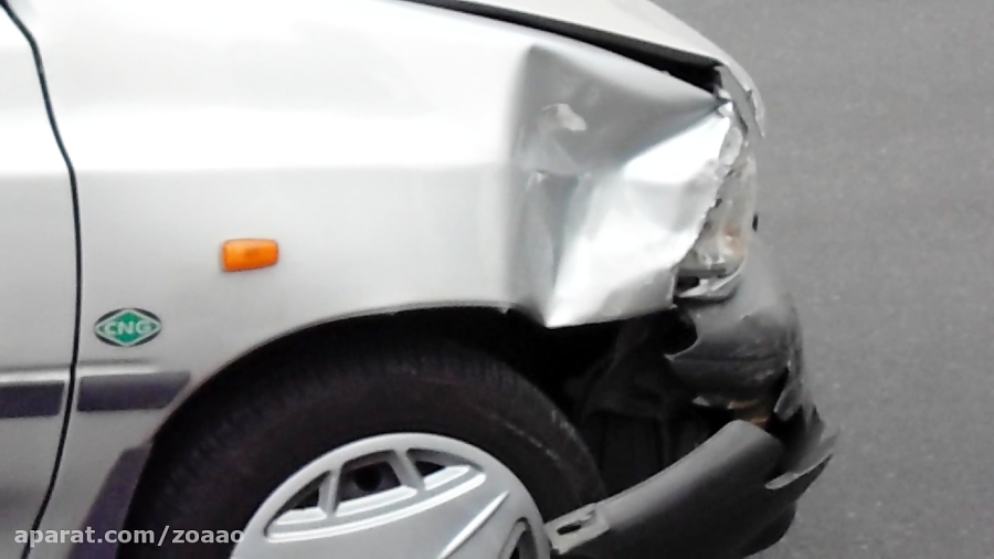 تصادف پراید با MVM 315H در تهران