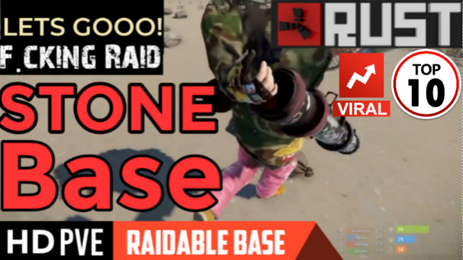 گیم پلی rust:رید خفن ,pve ,theod dark raid #rust