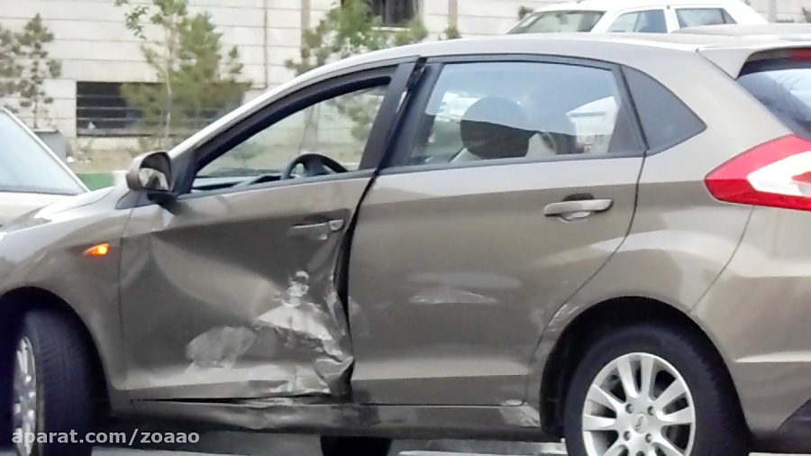 تصادف پراید با MVM 315H در تهران