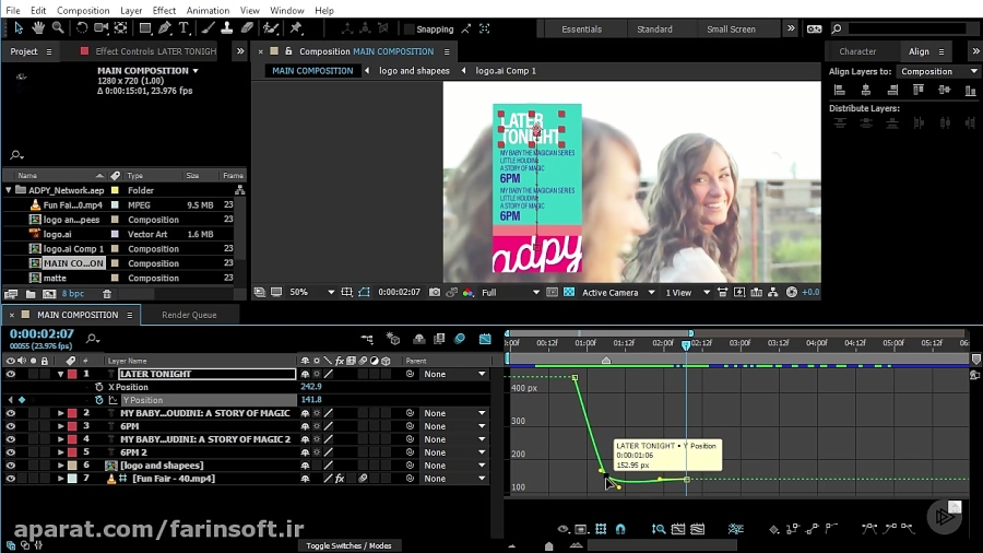 دانلود آموزش استفاده از امکان Live Text در After Eff...
