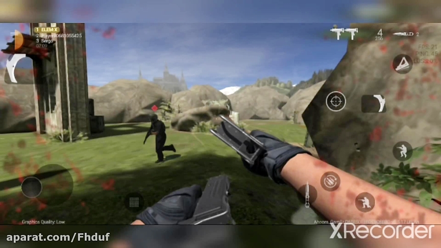 گیم پلی کامبت مستر با گان combat master/dual mac 10