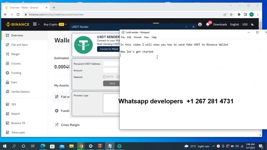 Fake Bitcoin App | Fake Bitcoin sender Software