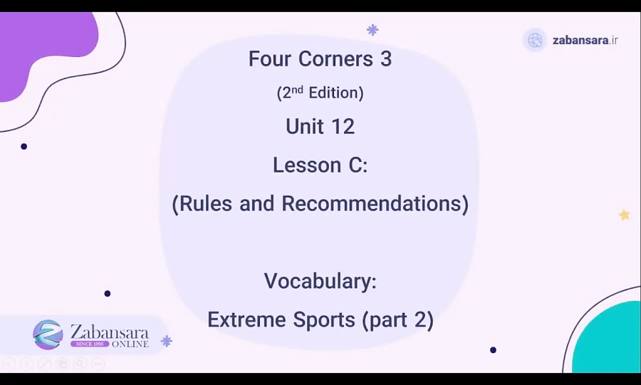 Vocabulary - Four Corners 3