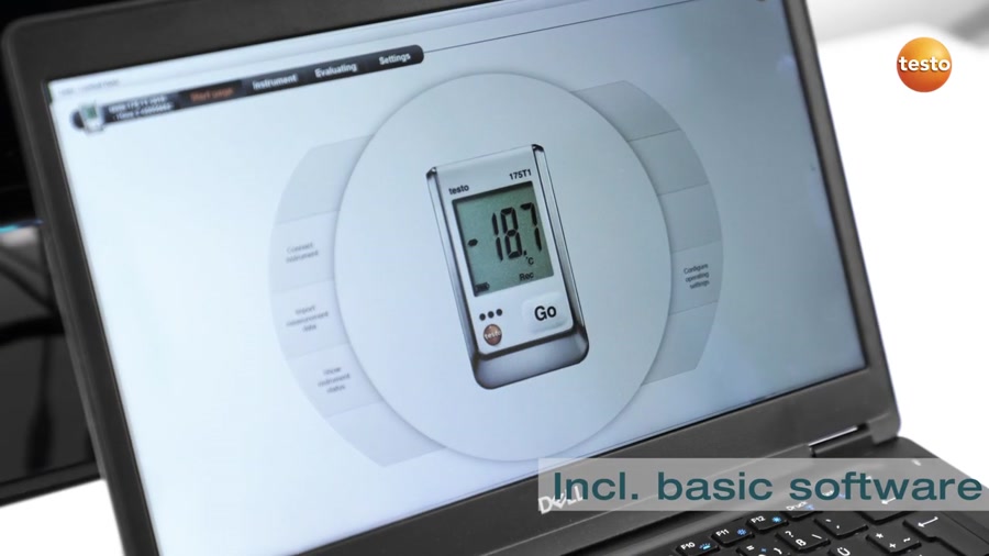 مرکز پخش تجهیزات تستو - ترموگراف دما TESTO 175T1