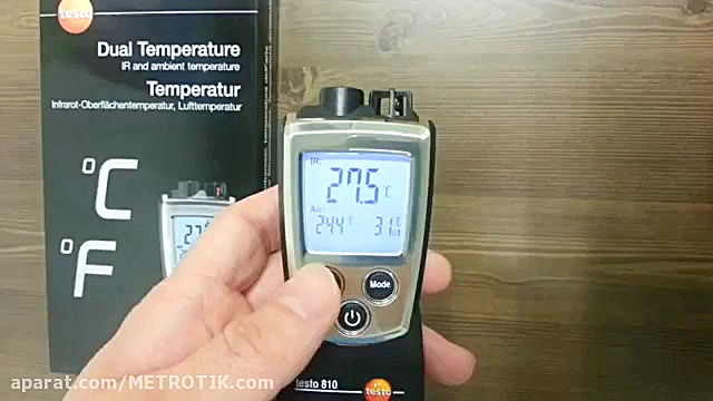 مرکز پخش تجهیزات تستو - ترمومتر لیزری TESTO 810