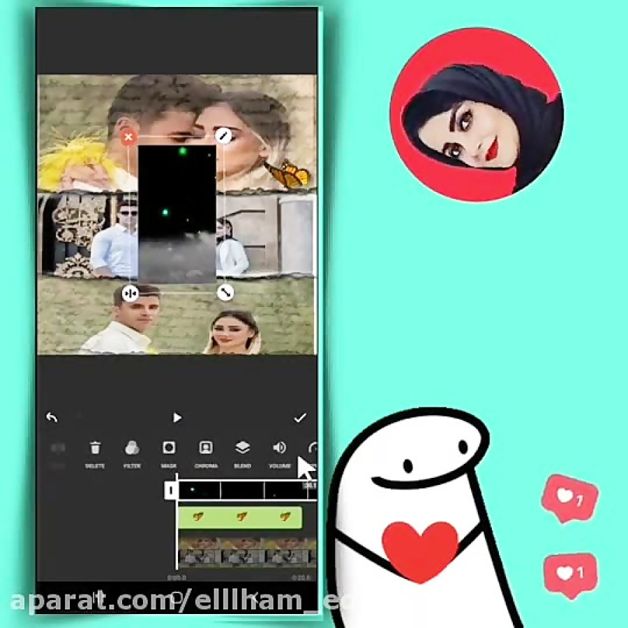 اینجوری با عکسات کلیپ خفن بساز
