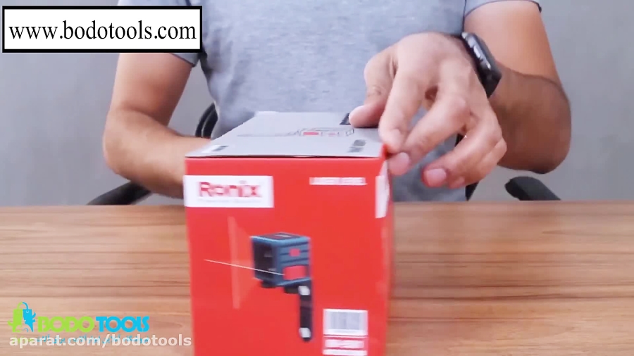 تراز لیزری دو خط رونیکس (با کیف) مدل RH-9501