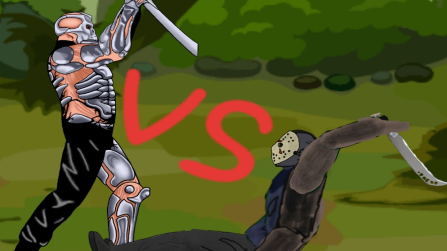 jason vs jason x / draw cartoons 2