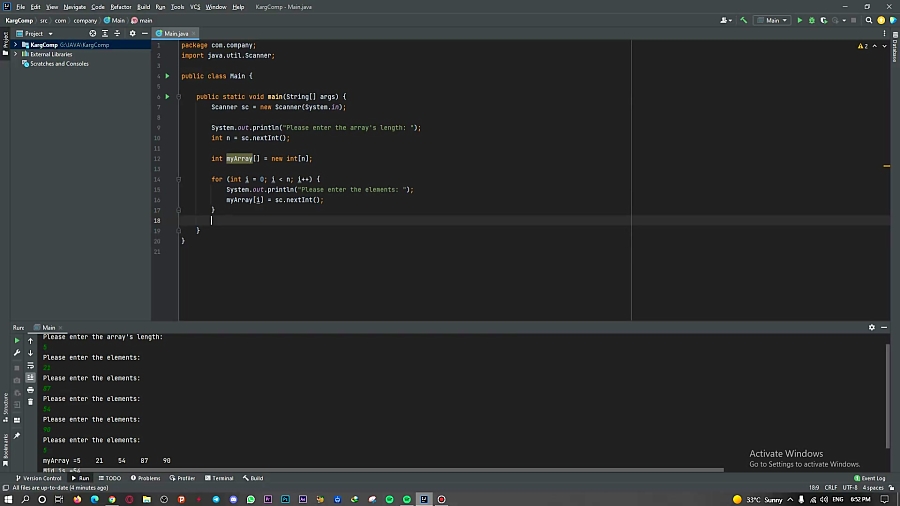 امیررضا حیدری - ویدیوی تمرین کارگاه کامپیوتر - سه‌شنبه ساعت ۱۵ - آرایه ...