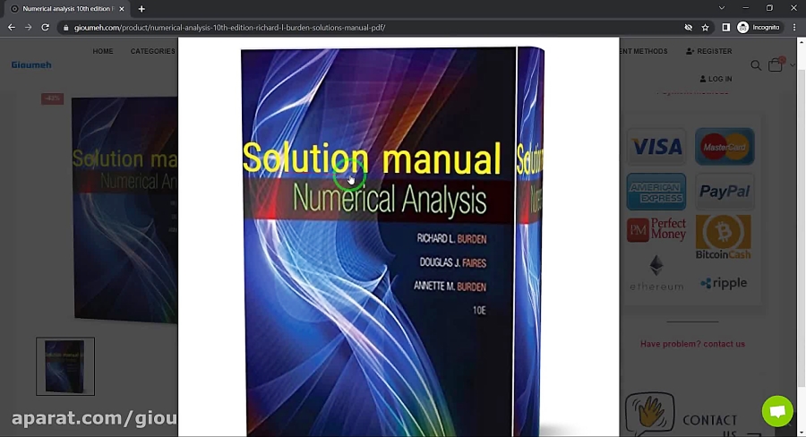 Numerical analysis 10th edition Richard L. Burden solutions manual pdf