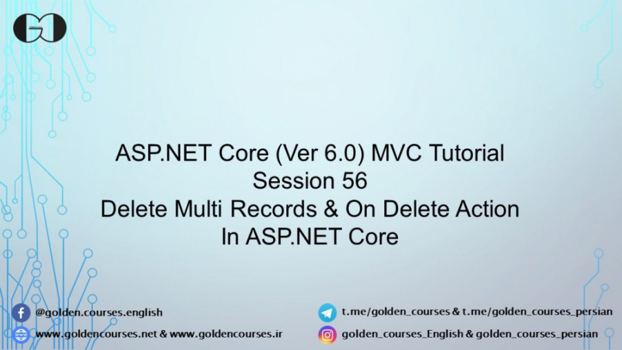 حذف گروهی رکورد در ASP.NET Core – جلسه ۵۶