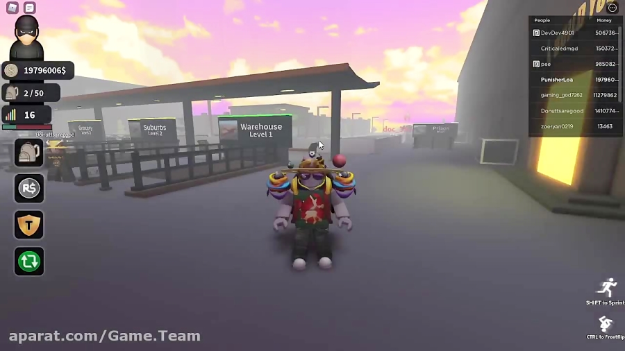 معرفی و گیم پلی سرور شبیه ساز دزدی در روبلاکس | THIEF LIFE Simulator