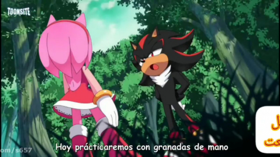 انیمیشن سونیک انیورس این قسمت:(تمرین شدو با امی با نارنجک) طنز دوبله فارسی