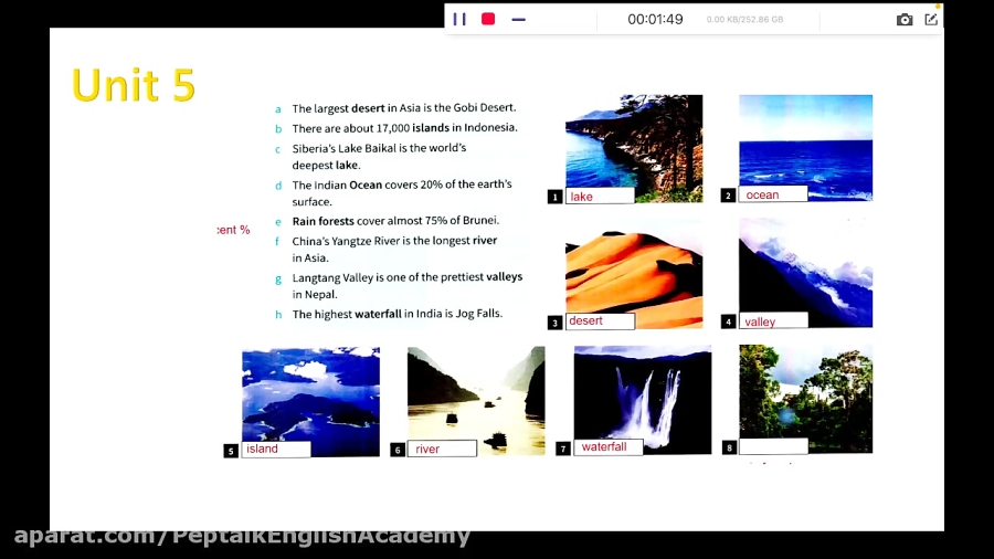 Fourcorners 3 Unit 5 Words