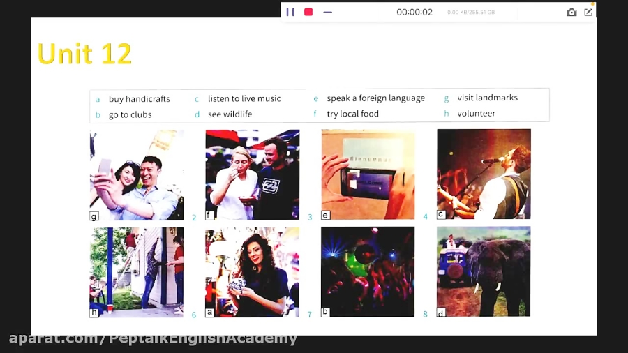 Fourcorners 3 Unit 12 words