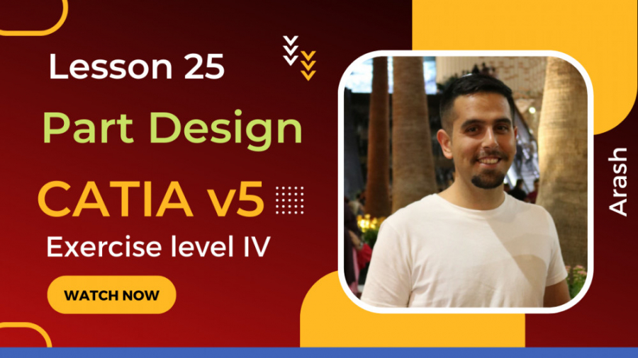 CATIA tutorial (Part 25) Part design advanced exercises