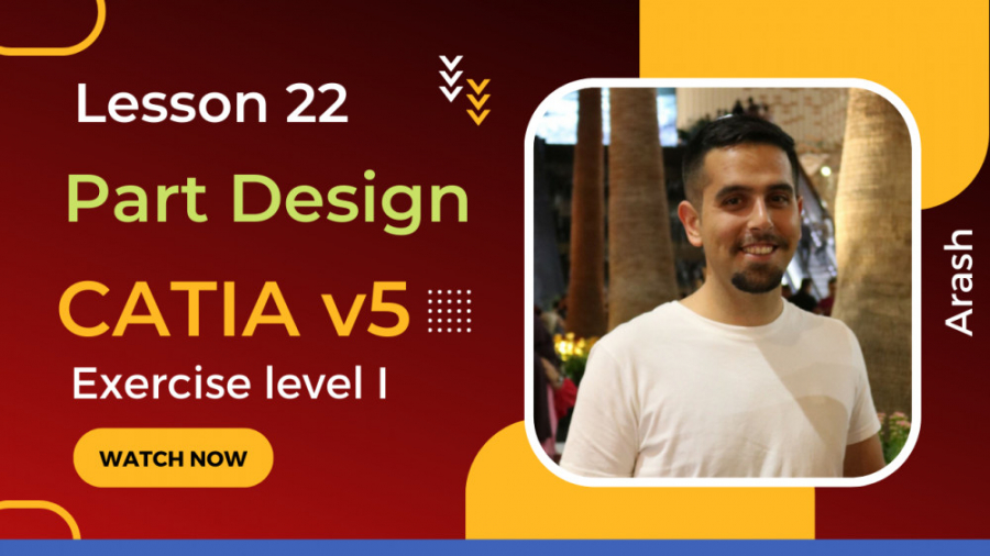CATIA tutorial (Part 22) Part simple exercises