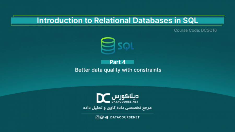 04 - Better data quality with constraints - Sql