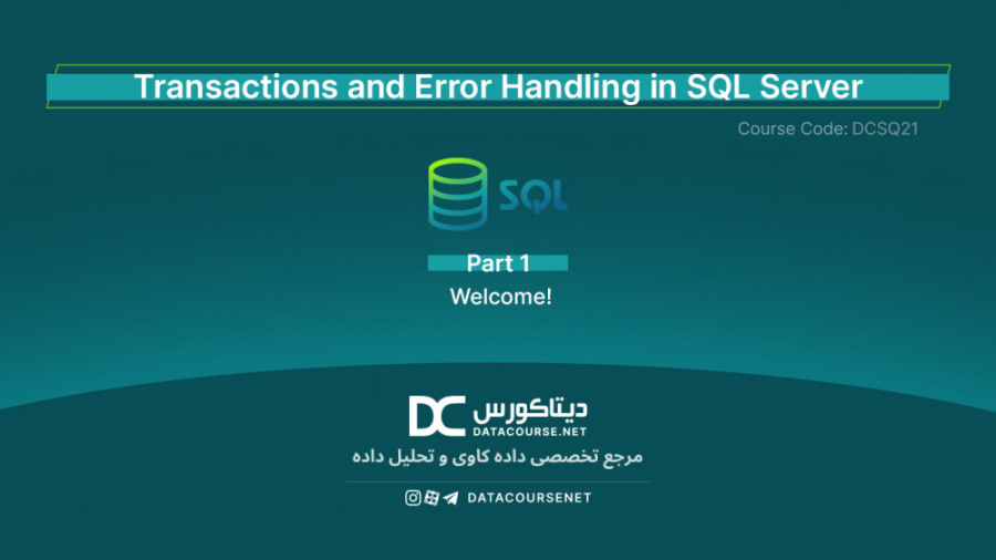 01 Welcome Sql
