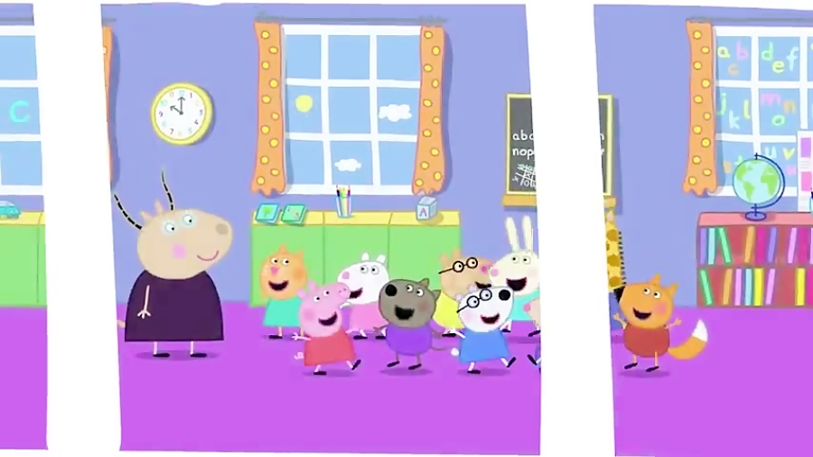 Peppa pig : weather station for kids(sunny,rainy,windy and snowy)