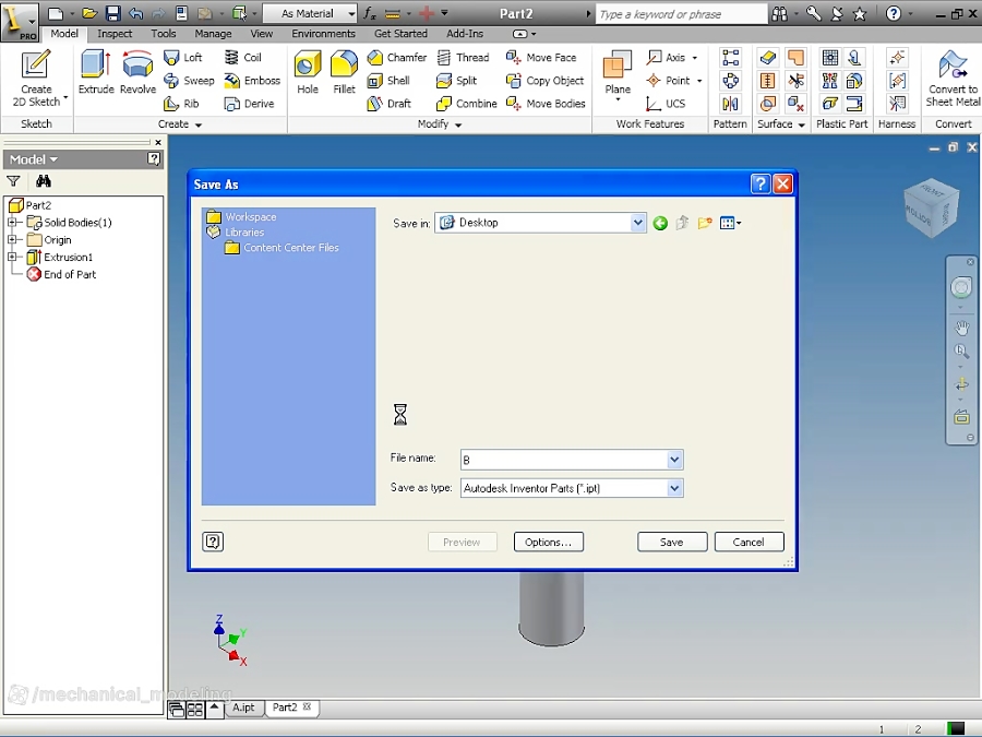 آموزشی نرم افزار Autodesk Inventor-قسمت19