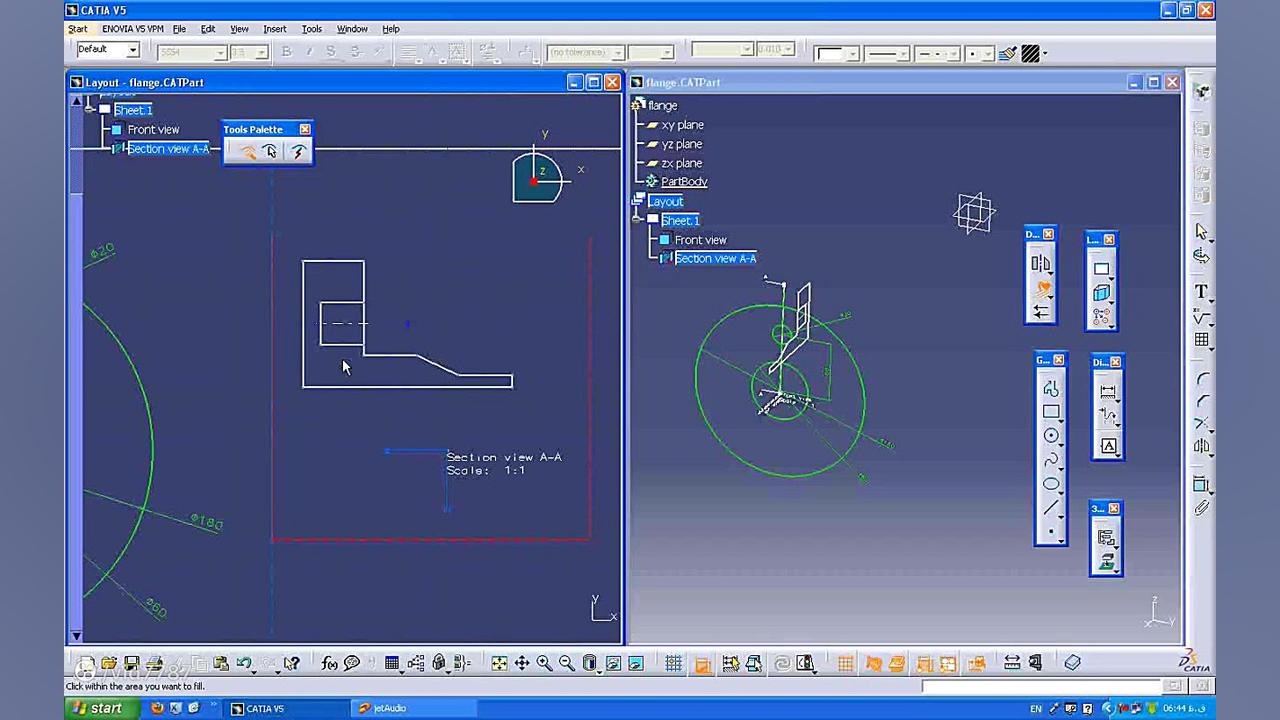 آموزش محیط 2D Layout for 3D Design در نرم افزار CATIA