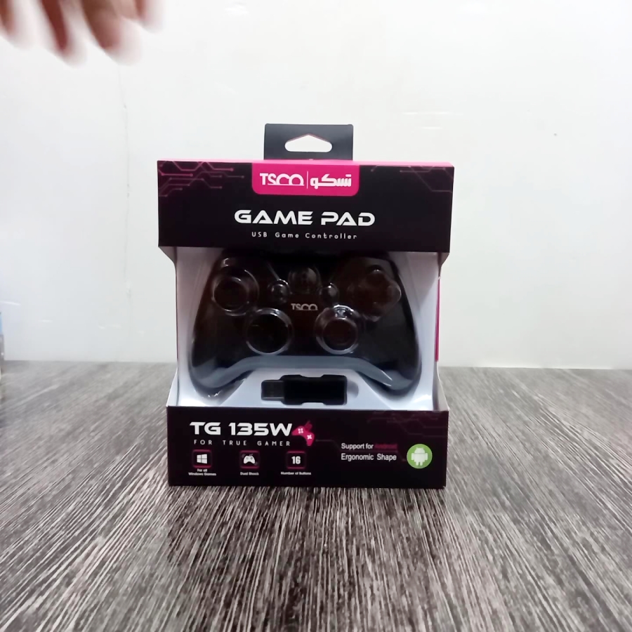 آنباکس دسته تسکو مدل tg 135 w