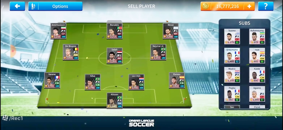 باز کردن چند تا بازیکن شانسی یا سکرت پلیر در دریم لیگ 2019