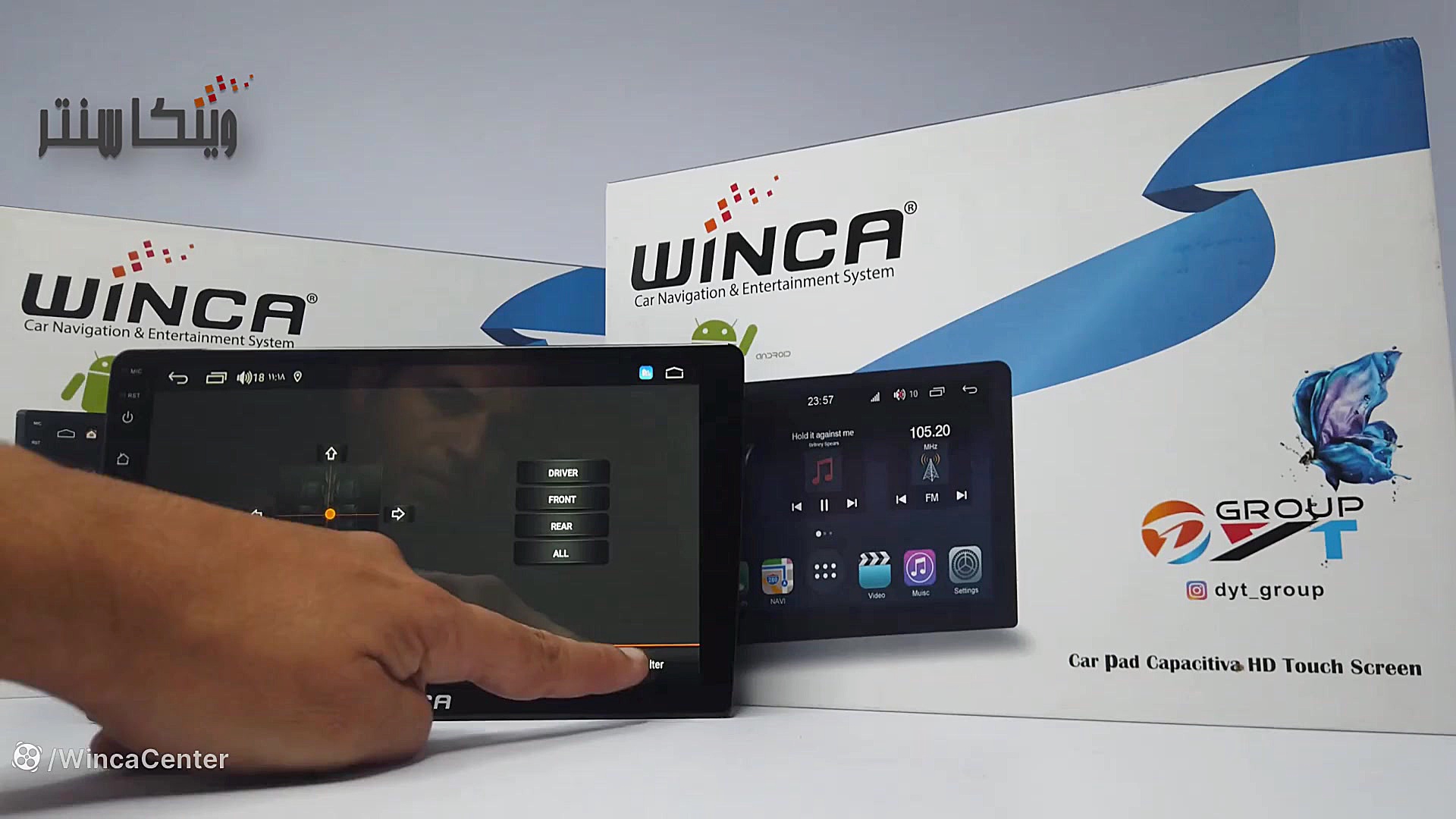 مانیتور های اندروید Winca H855 وینکا سری H ملقب به S500