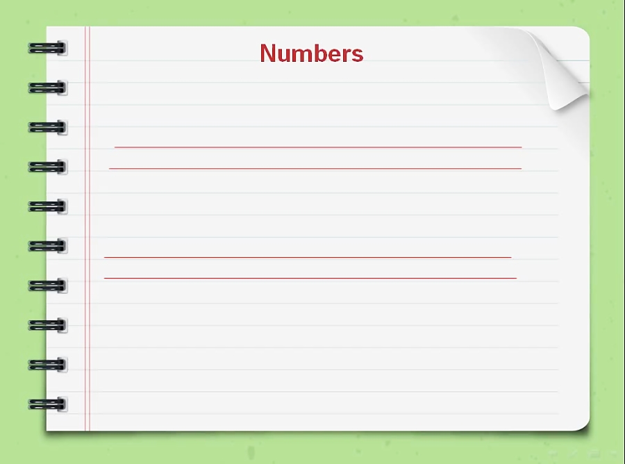 Notebook.Numbers - First Friends 2