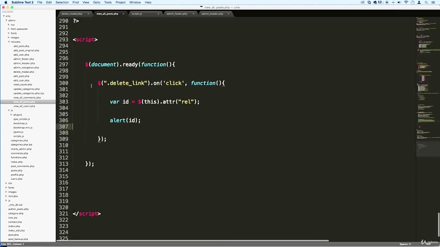 دوره آموزش PHP از ایتدا تا تسلط - پروژه CMS | فصل 32 از 45 / (قسمت 3 از 3)