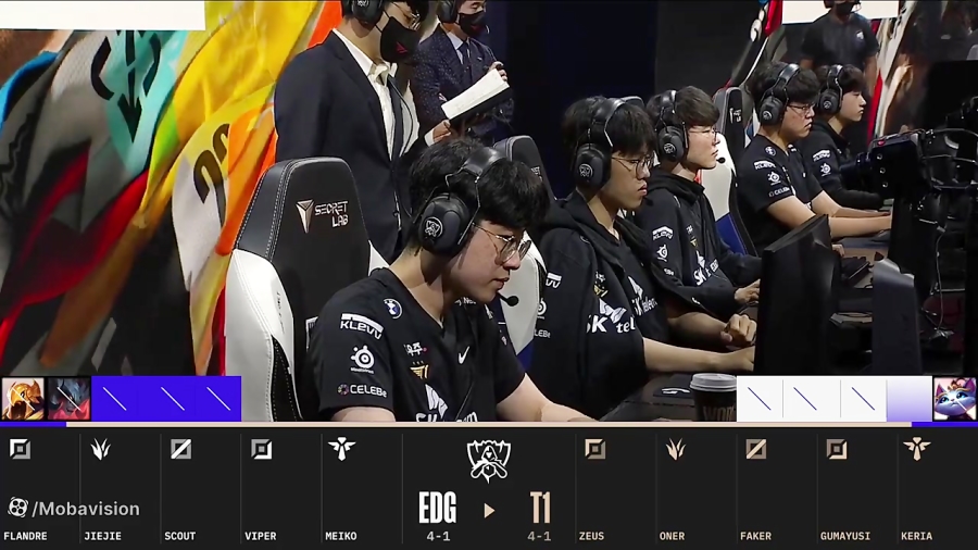 خلاصه بازی EDG vs. T1 - 2022 World Championship
