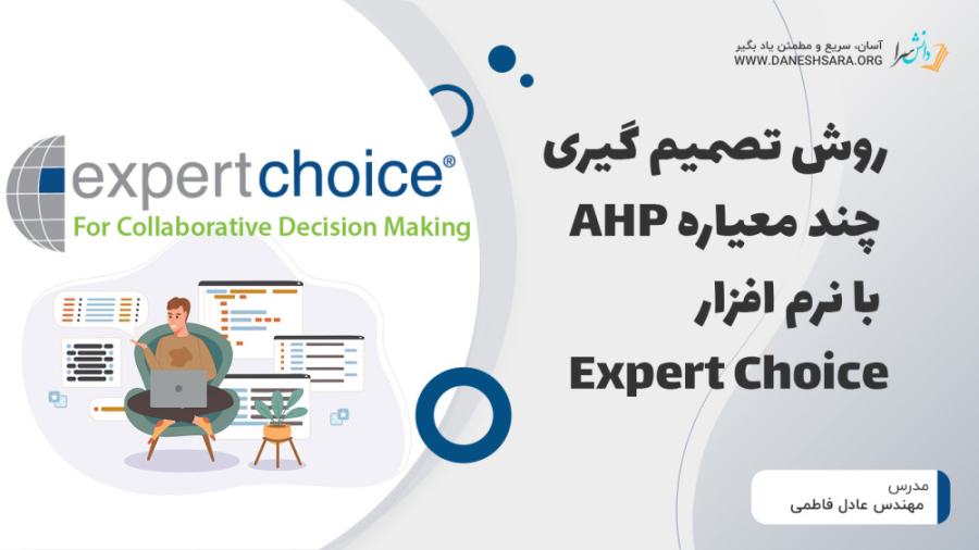 روش تصمیم گیری چند معیاره AHP با نرم افزار Expert Choice