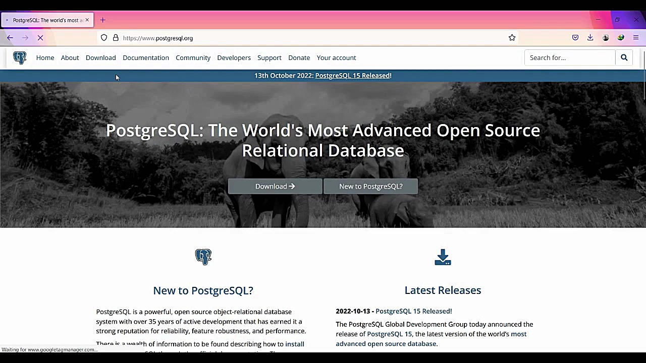 آموزش نصب و راه اندازی PostgreSQL