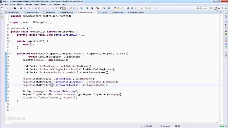 دوره ساخت وب سایت JSP ، Java Servlet و Hibernate / فصل 42 از 44 / قسمت 7 از 7