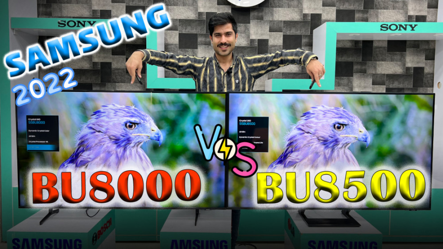 مقایسه تلویزیون‌های BU8000 و BU8500 » مقایسه دو تلویزیون ۲۰۲۲ سامسونگ