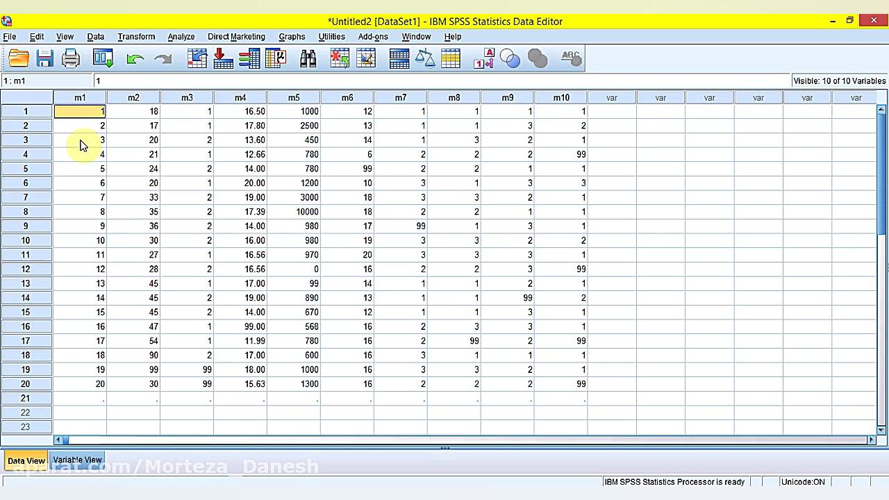 آموزش کار با SPSS برای دانشجویان حوزه علوم اجتماعی - 1
