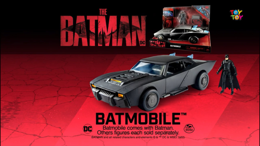ماشین بتموبیل بتمن به همراه فیگور 10 سانتی توی توی toytoy.ir