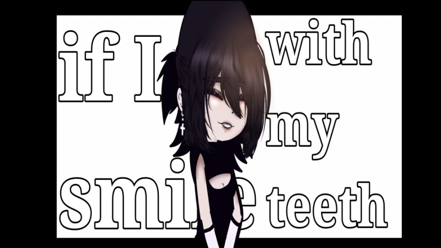 If I smile with my teeth/gacha club/gacha life/گاچا لایف/ گاچا کلاب/