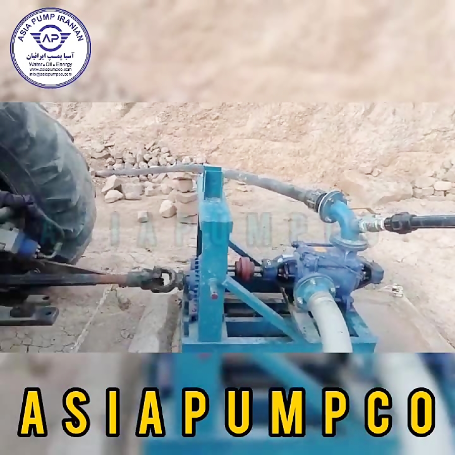 پمپ پشت تراکتوری WKL 65/3 با گیربکس 1/6