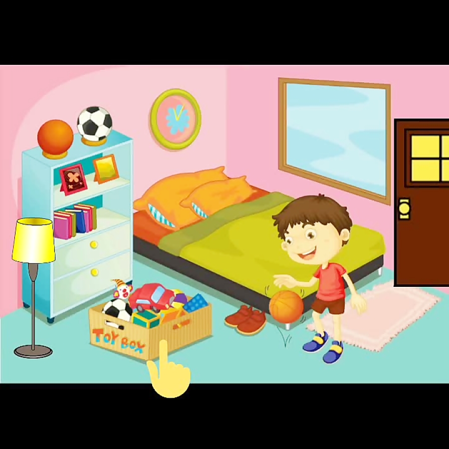 My room, bedroom, objects