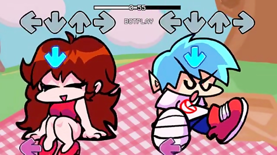 Friday Night Funkin' VS Girlfriend - PICNIC DATE (FNF MODS)